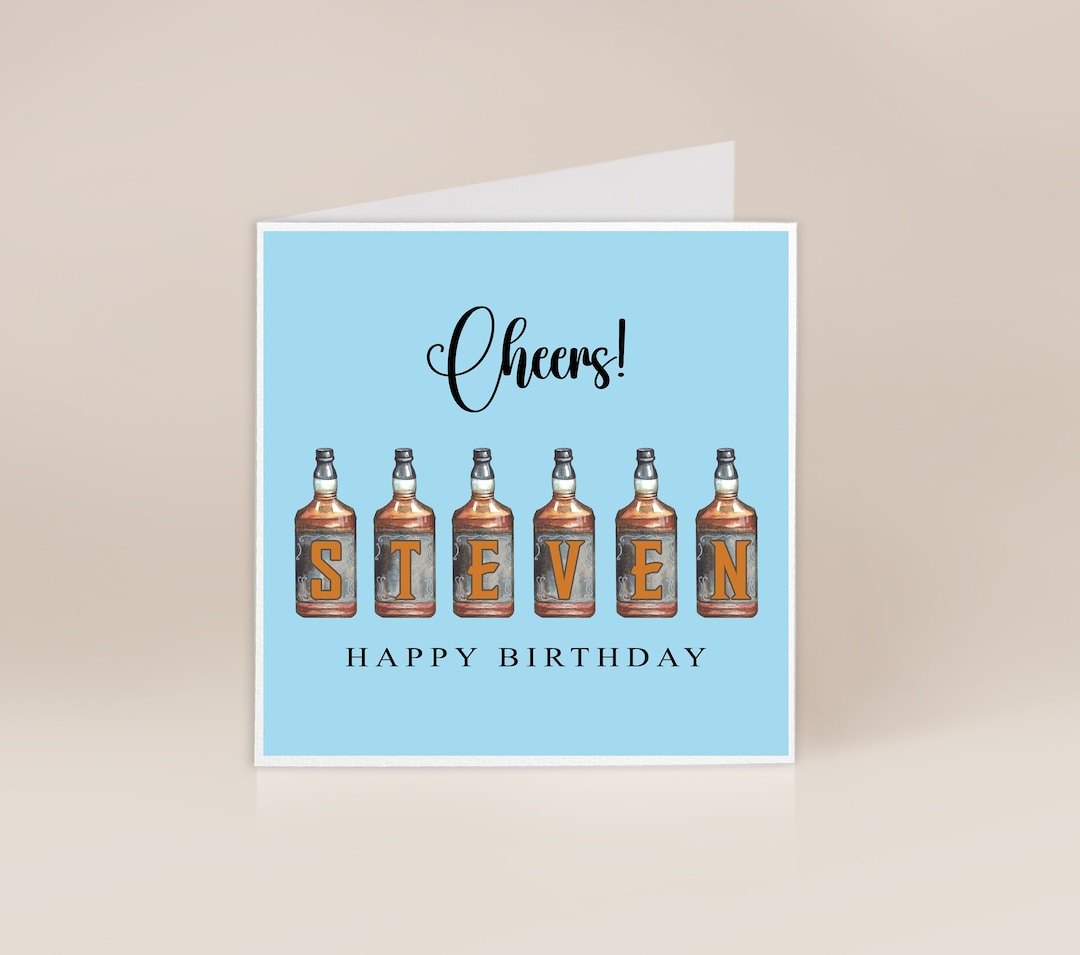 Male Birthday Card | Beer Theme Birthday Card | Birthday Card for Him ...