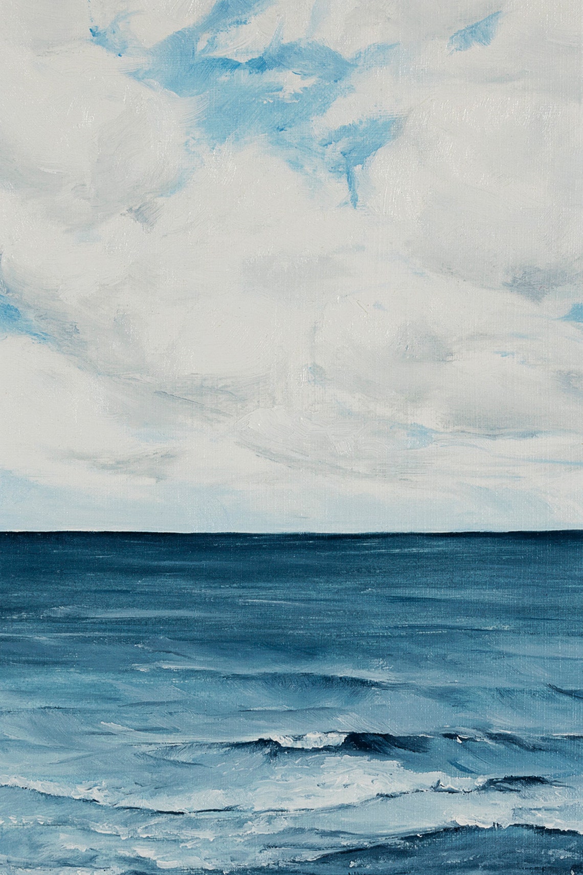 Art Print of "towards the Horizon", Landscape Wall Art, Coastal ...