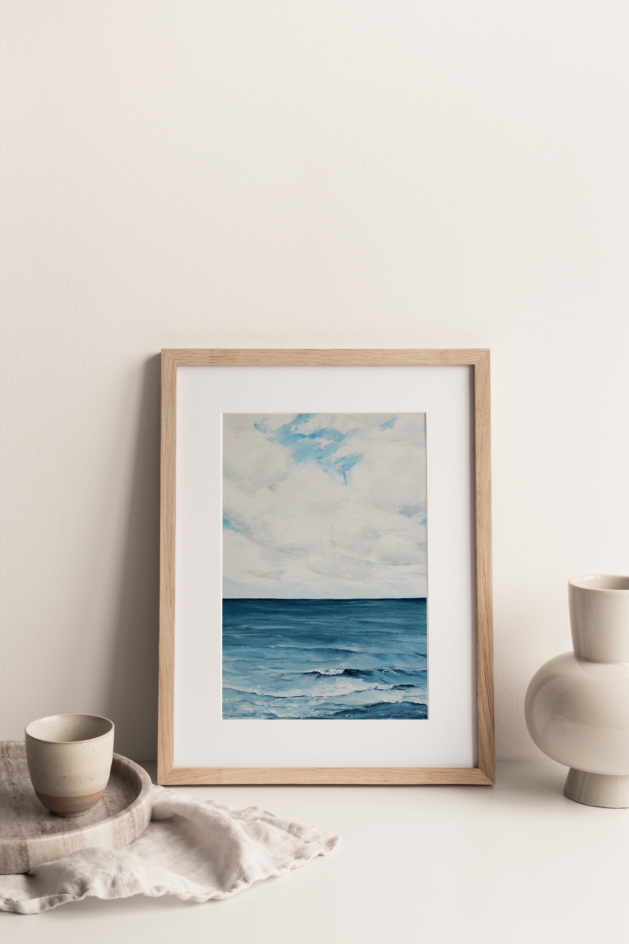 Art Print of "towards the Horizon", Landscape Wall Art, Coastal ...