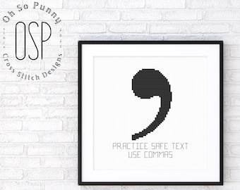 Grammar Cross Stitch - Etsy
