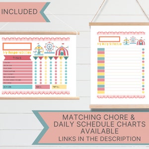 Printable Carnival Reward Chart / Editable Behavior Chart for Kids ...