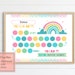 Printable Rainbow Reward Chart / Editable Behavior Chart for Kids ...