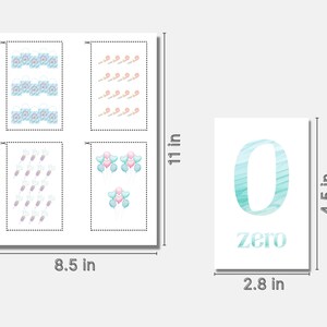 Printable Number Flash Cards / Numbers 1 to 20 Cards / Toddler Learning ...