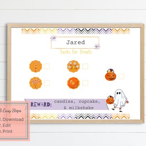 Printable Halloween Game for Kids / Tasks for Treats / Positive ...
