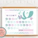 Printable Mermaid Reward Chart / Editable Behavior Chart for Kids ...