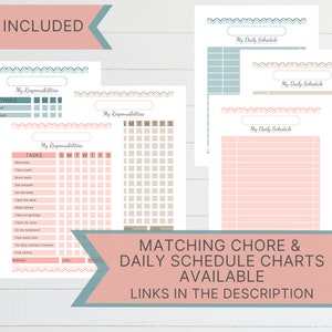 Printable Reward Chart / Editable Behavior Chart for Kids / Reward ...