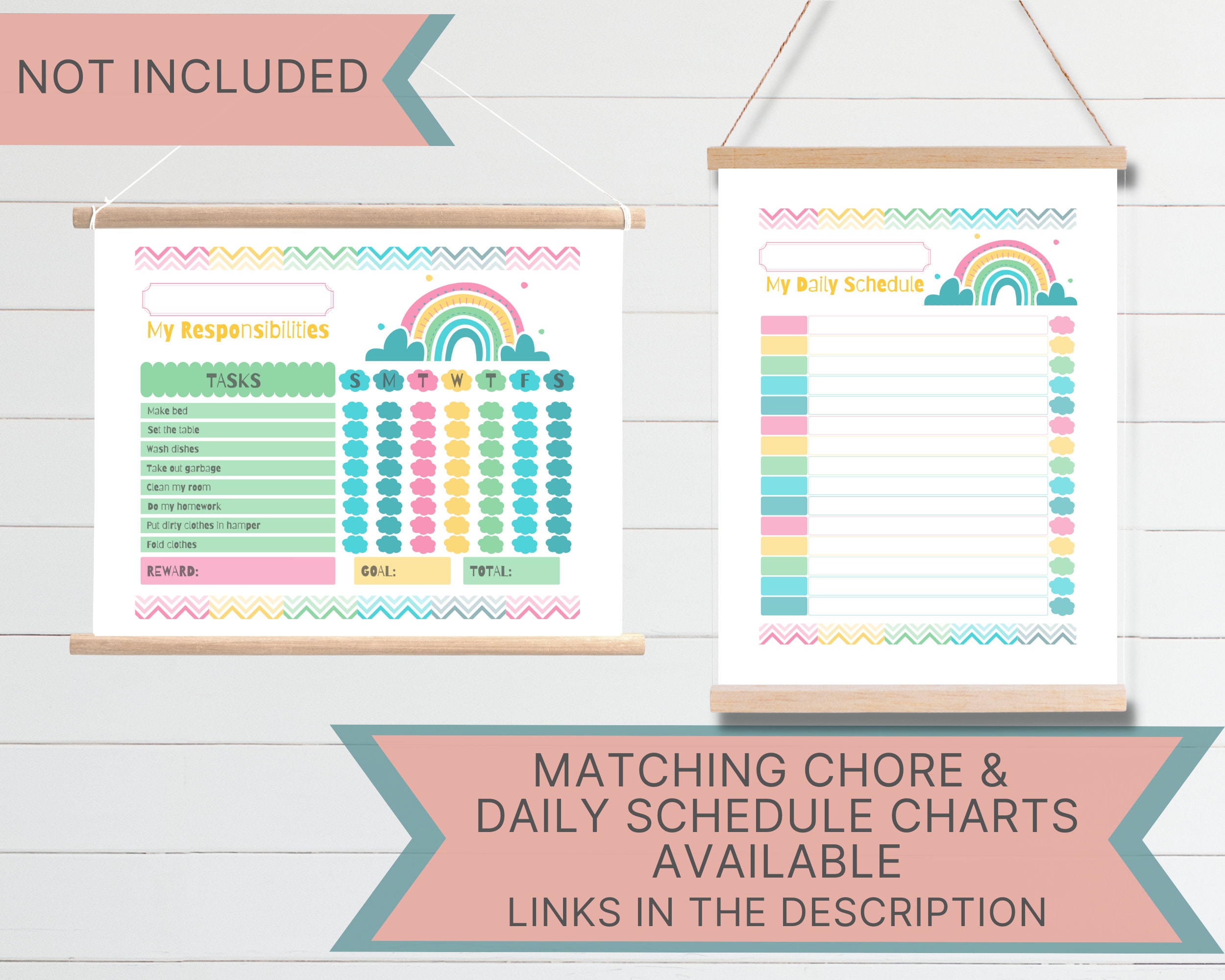 Printable Rainbow Reward Chart / Editable Behavior Chart for Kids ...