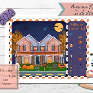Halloween Bundle for Kids / 5 Halloween Activities Included / Printable ...