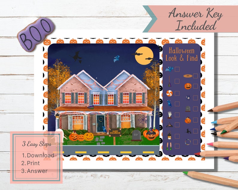 Halloween Bundle for Kids / 5 Halloween Activities Included / Printable ...