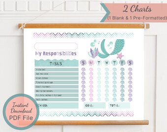 Printable Chore Chart / Daily Weekly Visual Routine / Kids Task ...