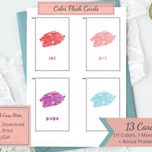 Printable Flash Cards Set / Little Learner Starter Set / Alphabet Flash ...