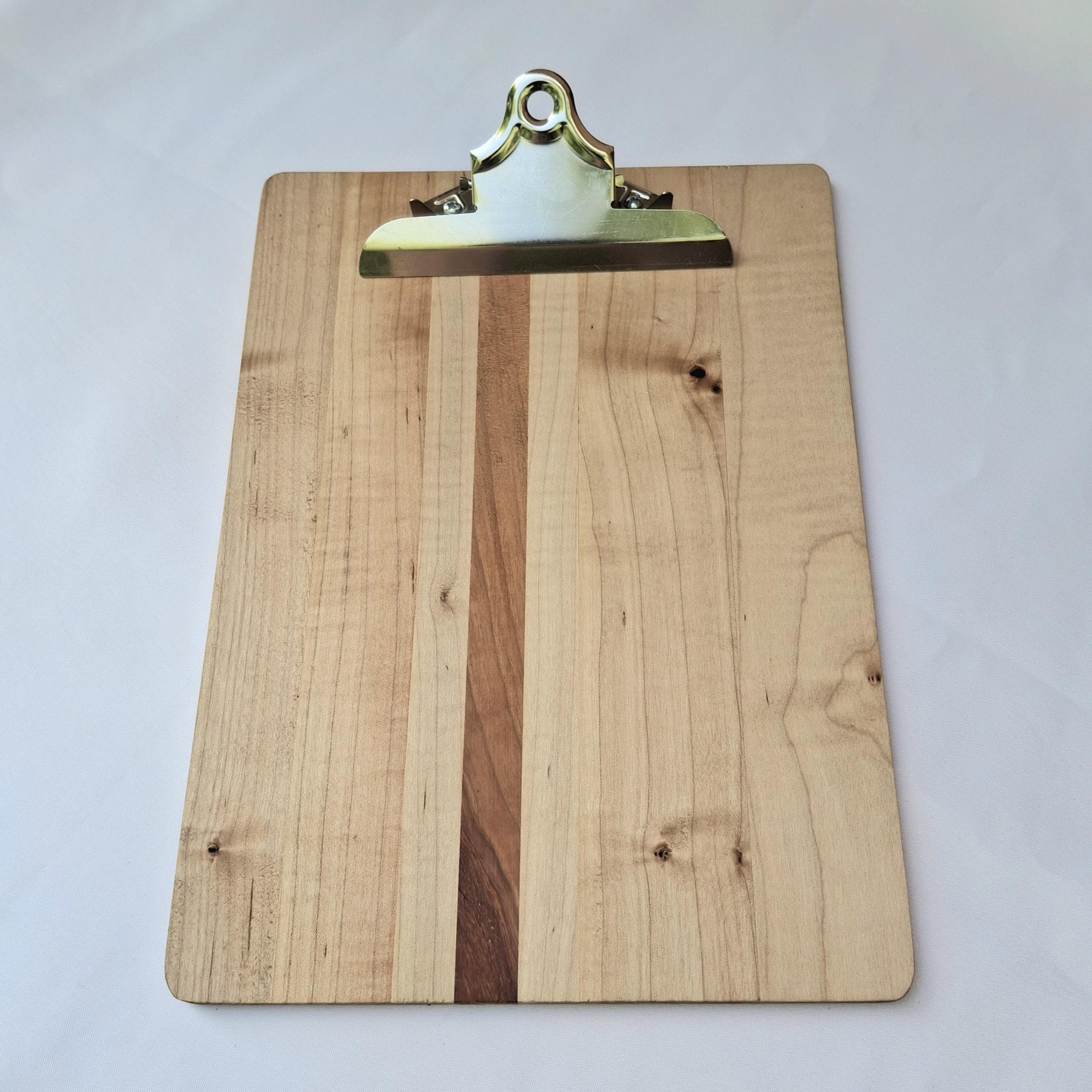 Handmade Wooden Clipboards for Office, School, Manufacturing, Medical ...