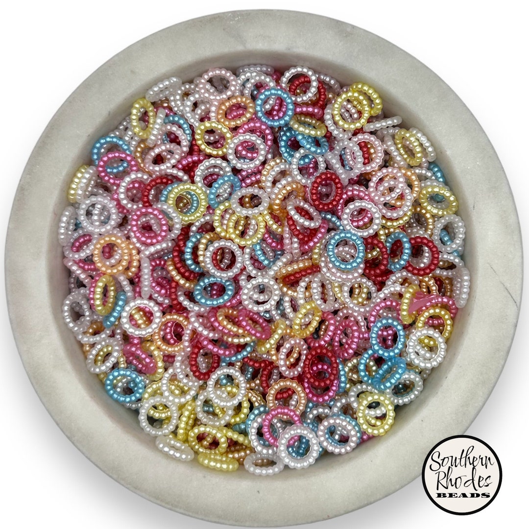 Solid White or Mixed Color Pearl Spacers - 100 or 1000 Count - Etsy