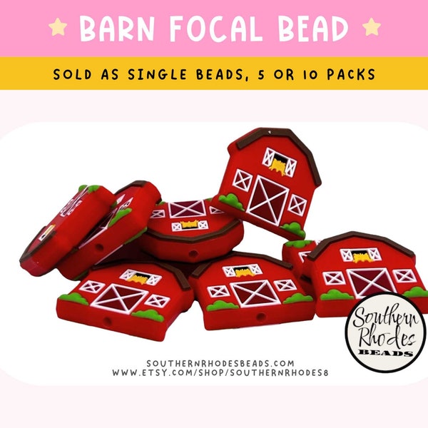 Silicone Farm Animal Bead - Etsy