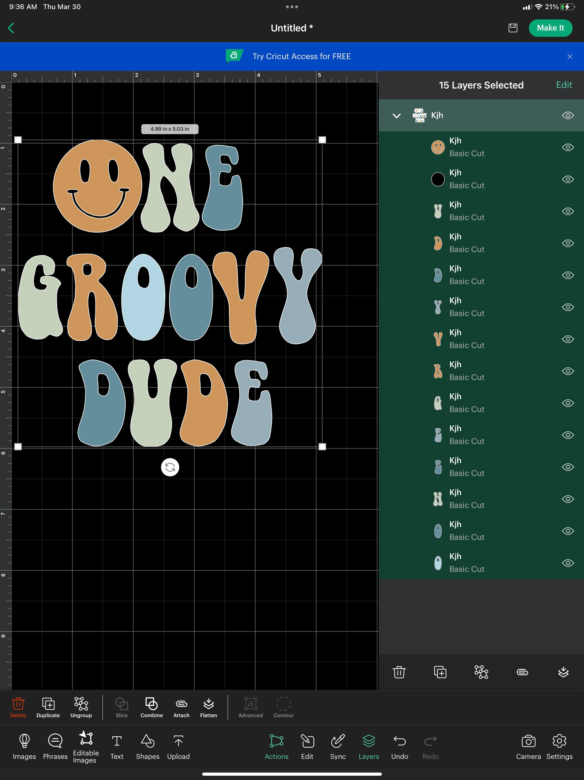 One Groovy Dude, Groovy Clipart Bundle, SVG + PNG, 70s, Layered Svg ...