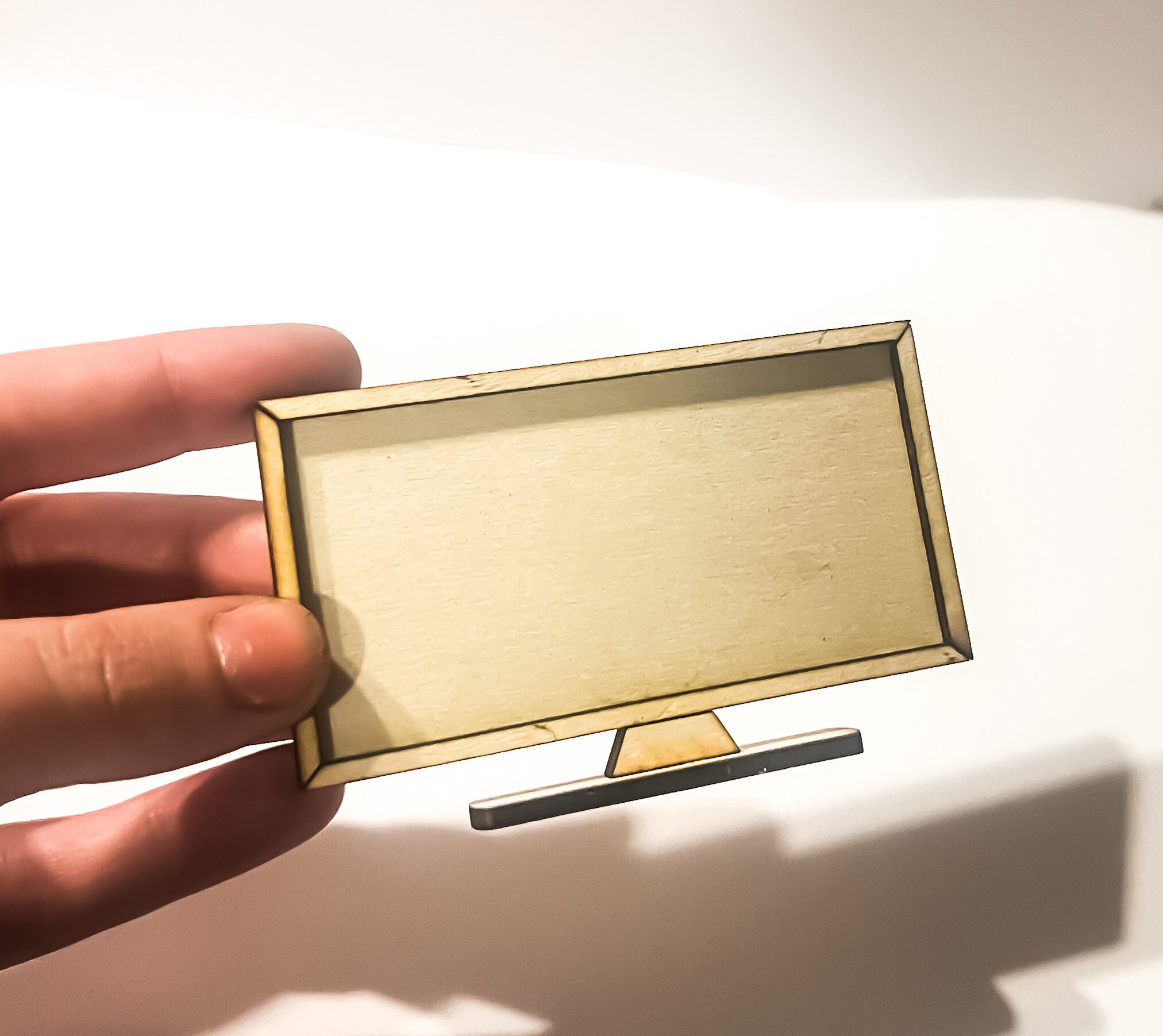 1:12 Scale Miniature Tv SVG Digital Download | Glowforge Laser Cutter ...