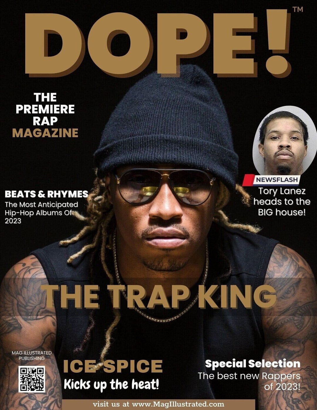 DOPE! Da Magazine -premiere Issue -all Things Hip Hop! 2023 - Etsy