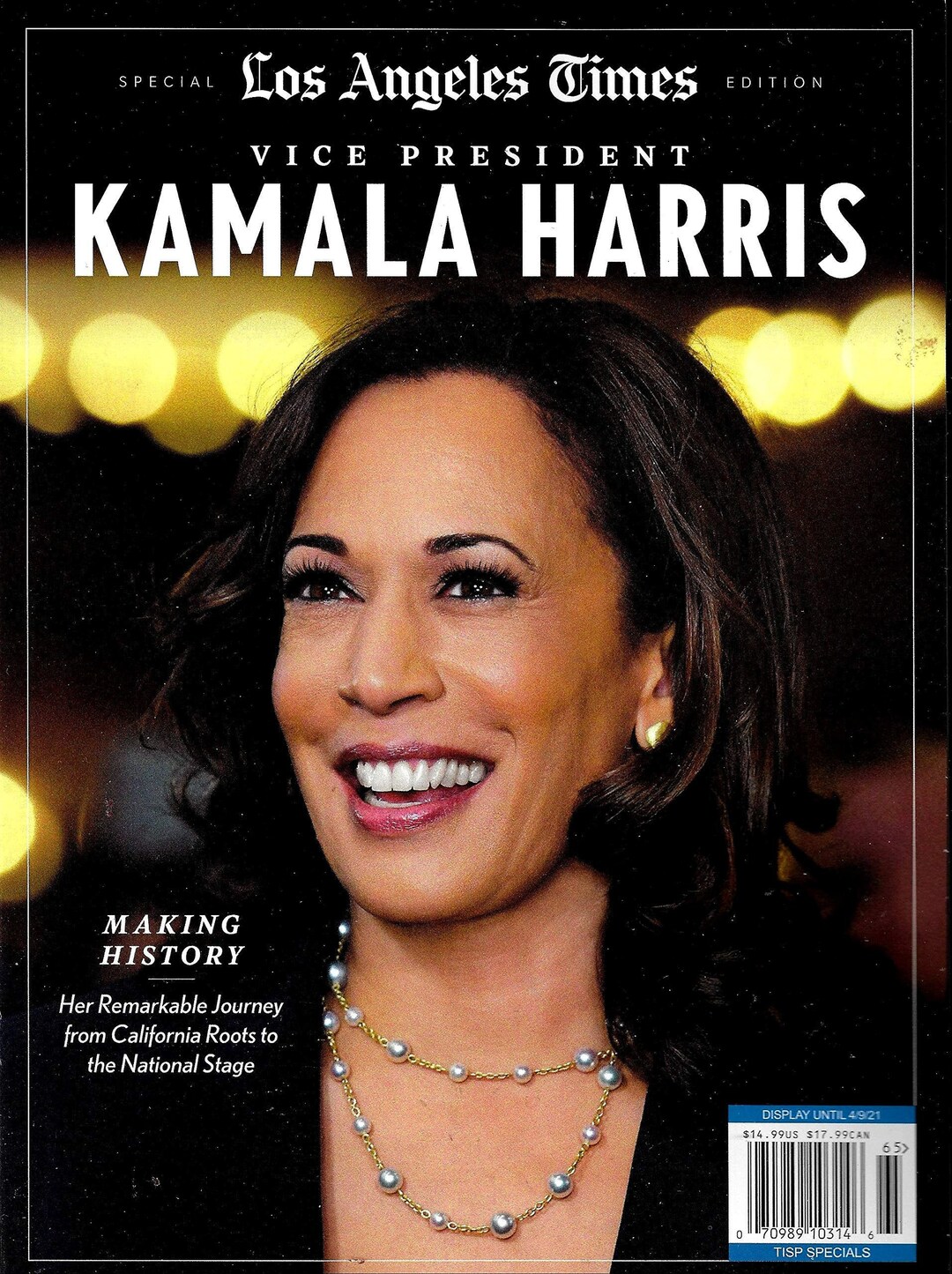 Los Angeles Times Magazine Kamala Harris Vice President - Etsy