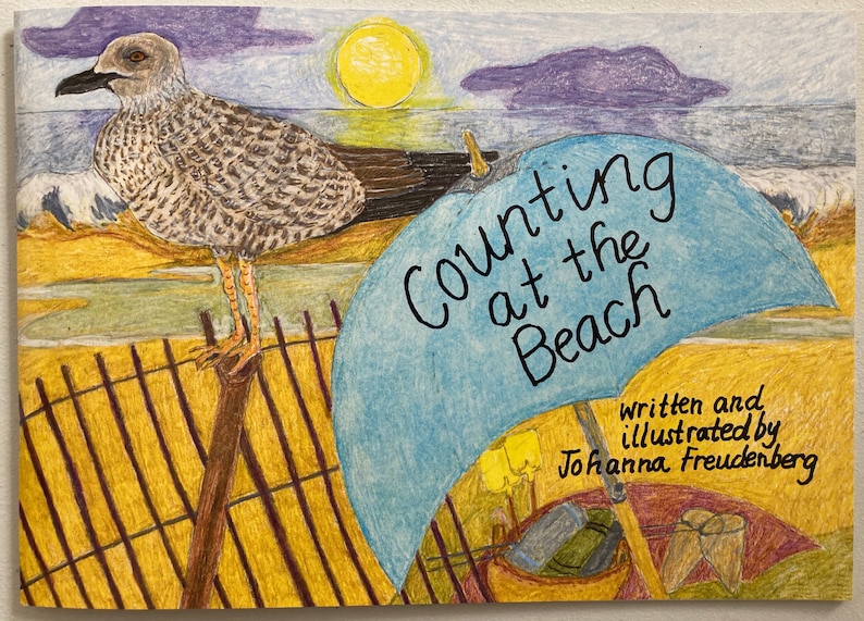 Counting at the Beach (children's Book) - Etsy