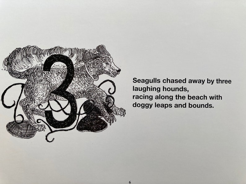 Counting at the Beach (children's Book) - Etsy