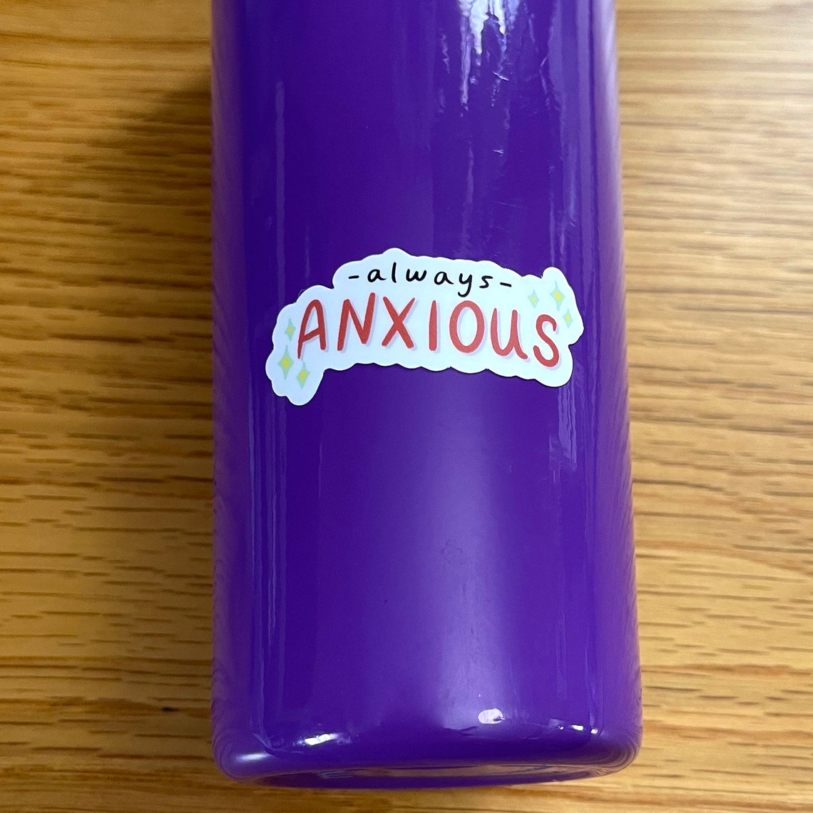 Anxiety Sticker | Mental Health Sticker | Cute Vinyl | Die-cut Decal ...