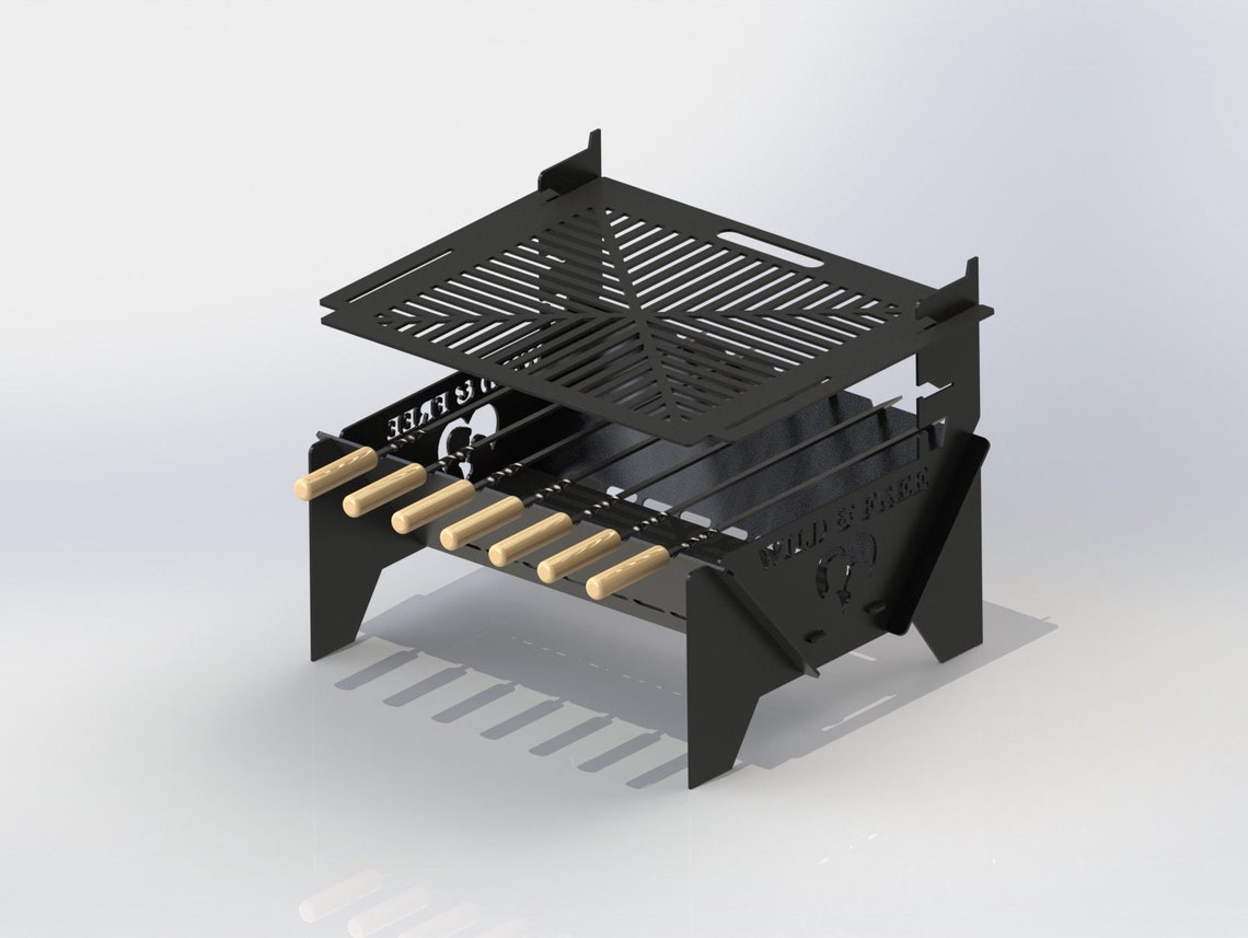 Fire Pit Dxf Files,fire Pit Portable,diy Fire Pit, BBQ Dxf Files for ...