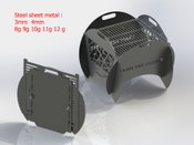 Workshop Burner DXF, Wood Stove DXF DWG, Stove Dxf, Plasma Dxf, Plasma ...