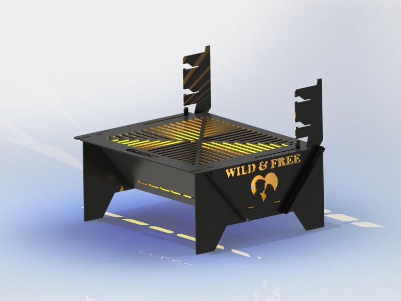 Fire Pit Dxf Filesfire Pit Portablediy Fire Pit BBQ Dxf - Etsy