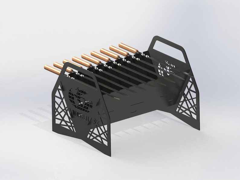 Fire Pit DXF Mangal BBQ Barbecue Dxf Files for Plasma Grill - Etsy