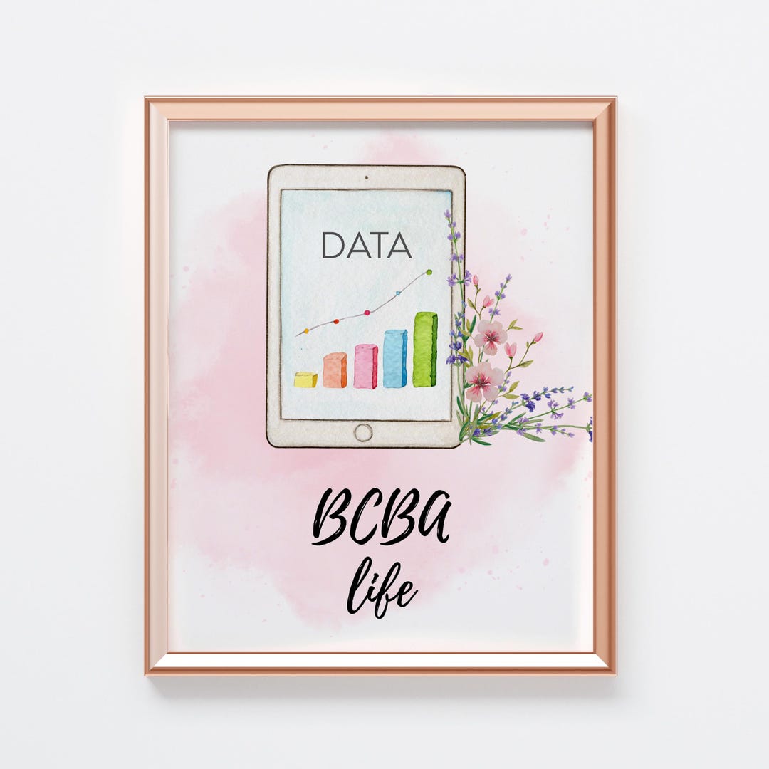 ABA Wall Art, Applied Behavior Analysis Print Digital Download, BCBA ...