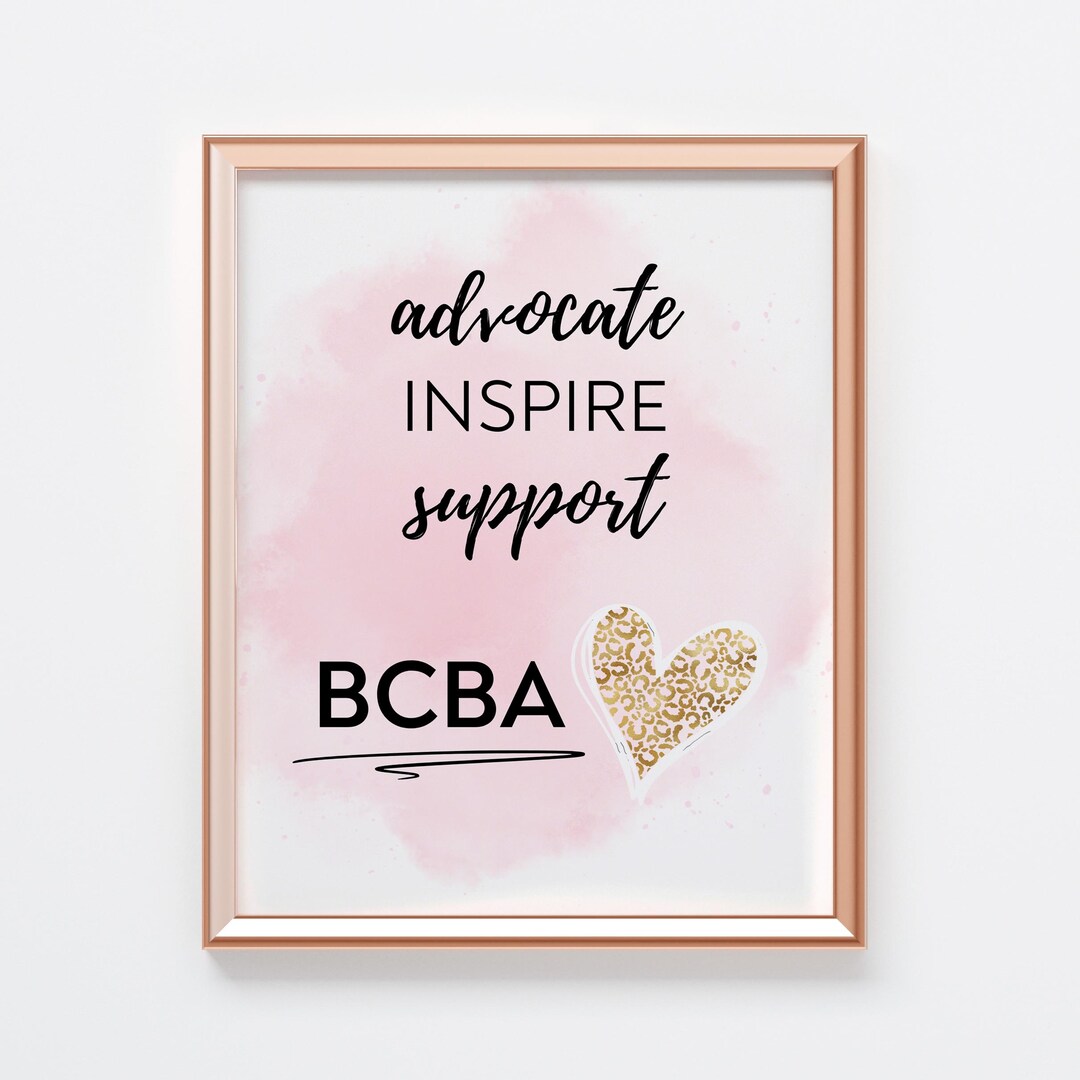 ABA Wall Art, Applied Behavior Analysis Print Digital Download, BCBA ...