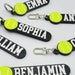Tennis Ball Personalized Keychain / Keyring / Bag Tag / Name Tag - 3D ...