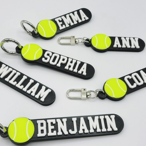 Tennis Bag Tag - Etsy
