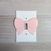 Baby Pink Bow Switch Plate Cover 3D Printed Plastic (1-gang) - B Type ...