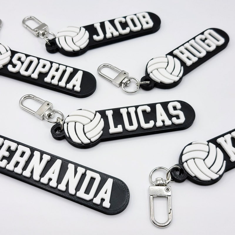 Volleyball Keychains - Etsy