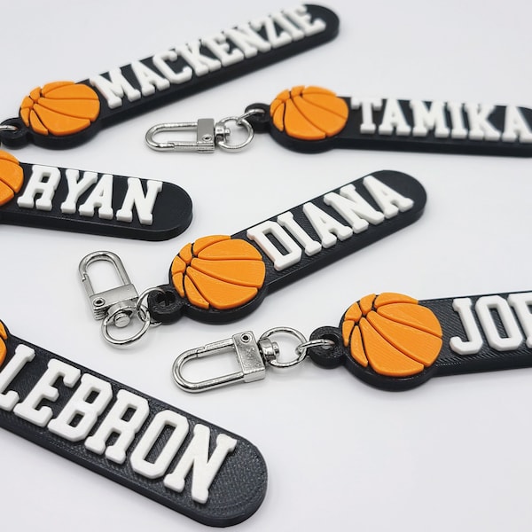 Basketball Keychain - Etsy