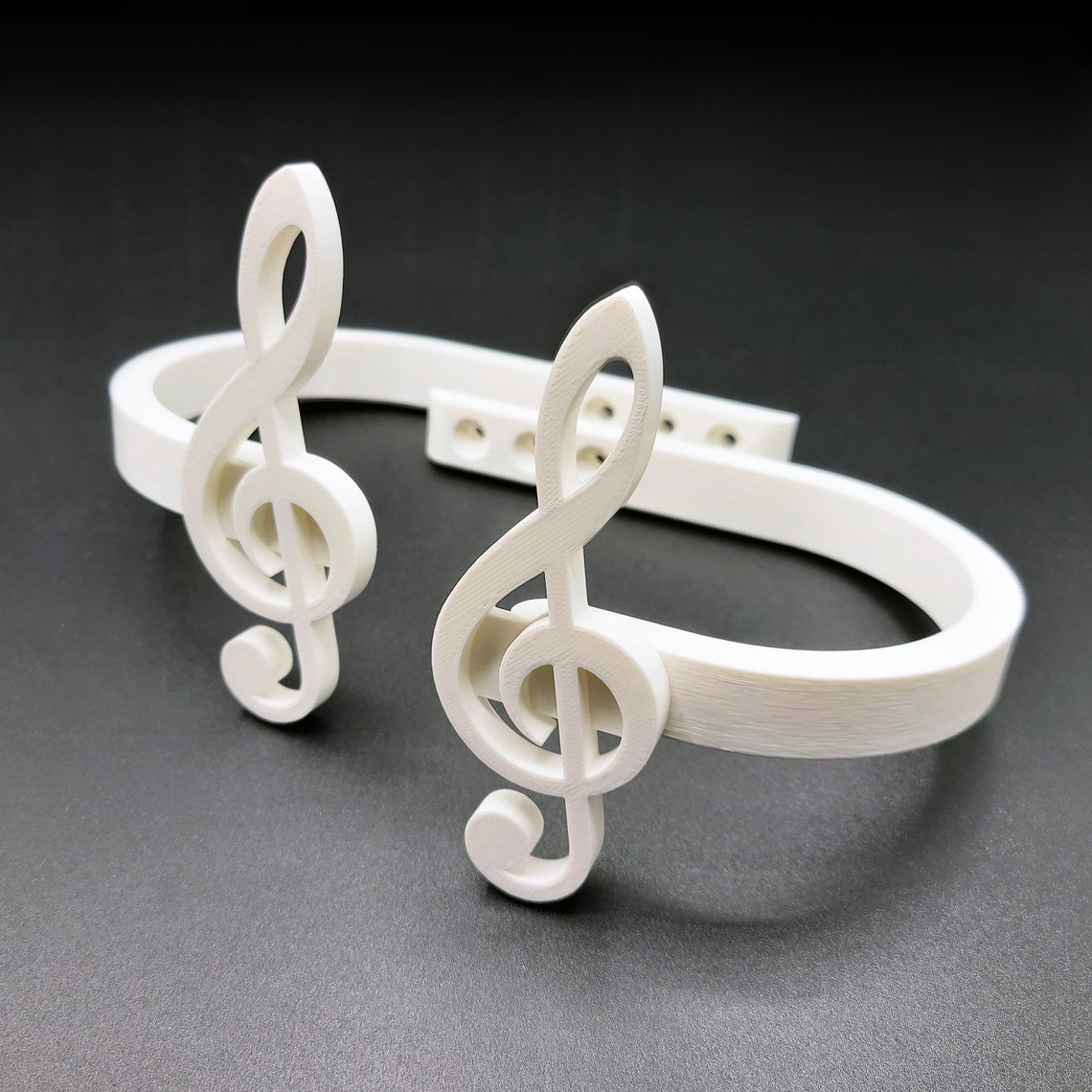 Replaceable Treble Clef Shape Curtain Holdbacks/tiebacks 3D Printed ...