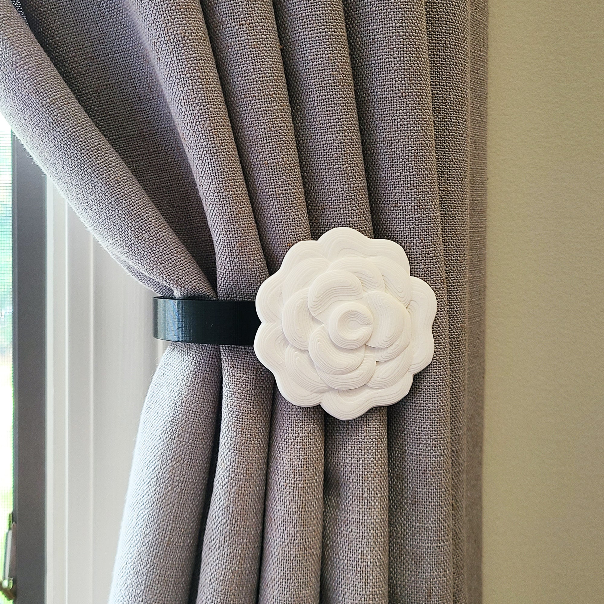 Curtain Flower Holdback for Kids - Etsy