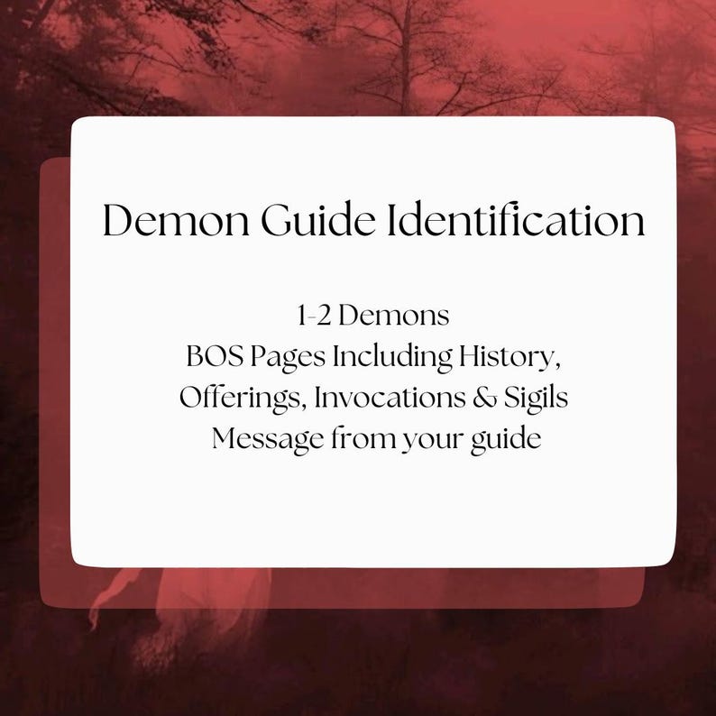 Demon Guide Identification || Deity Confirmation Starter Pack || What ...