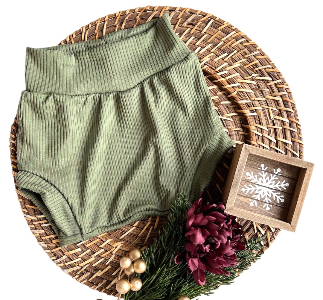 Green Baby Bummies, Olive Green Bloomers, Toddler Fall Outfit, Toddler ...