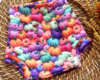 Pink Pumpkin Bummies, Baby Bloomers, Toddler Shorties, Fall Outfit ...