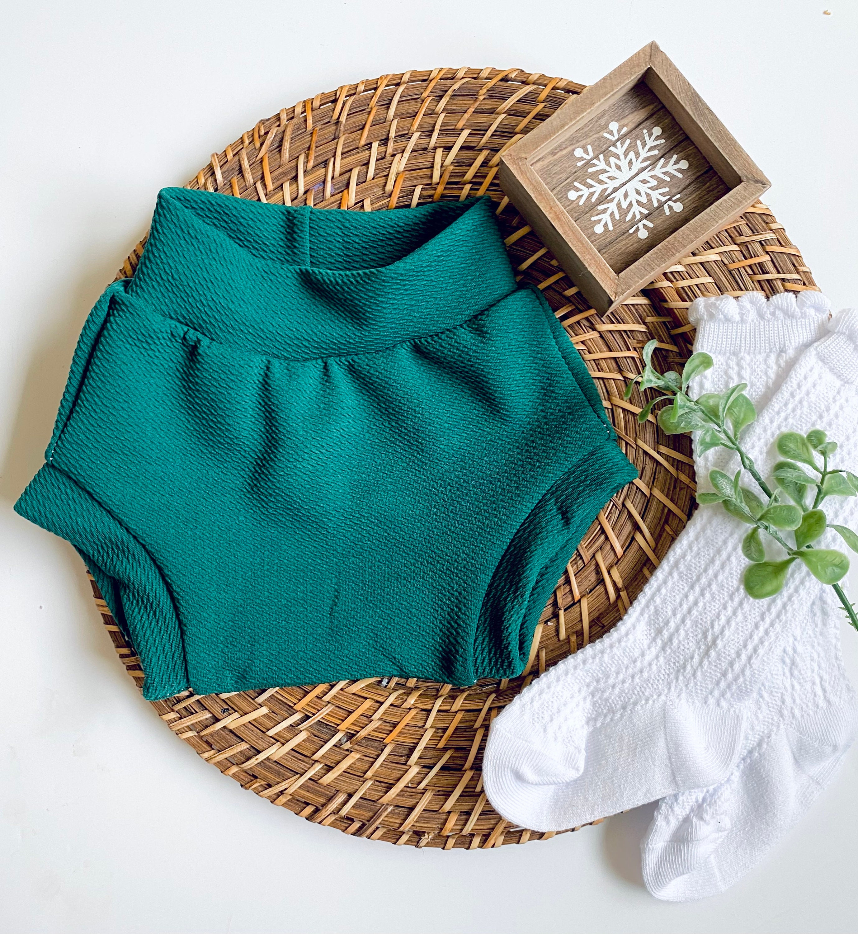 Baby and Toddler Girl Fall Color Solid Bummies Pink Green - Etsy