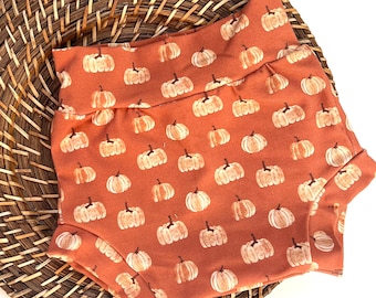 Pink Pumpkin Bummies, Baby Bloomers, Toddler Shorties, Fall Outfit ...
