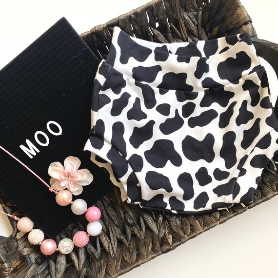 Cow Print Bummies Farm Party Outfit Baby Cow Bummies - Etsy