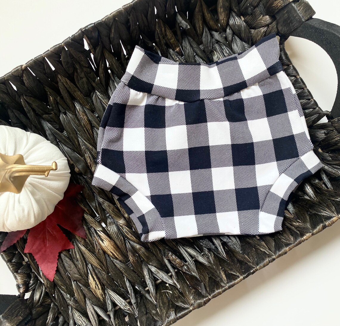 Fall Bummies, Buffalo Plaid, White Black Checker, Baby Winter Bummies ...