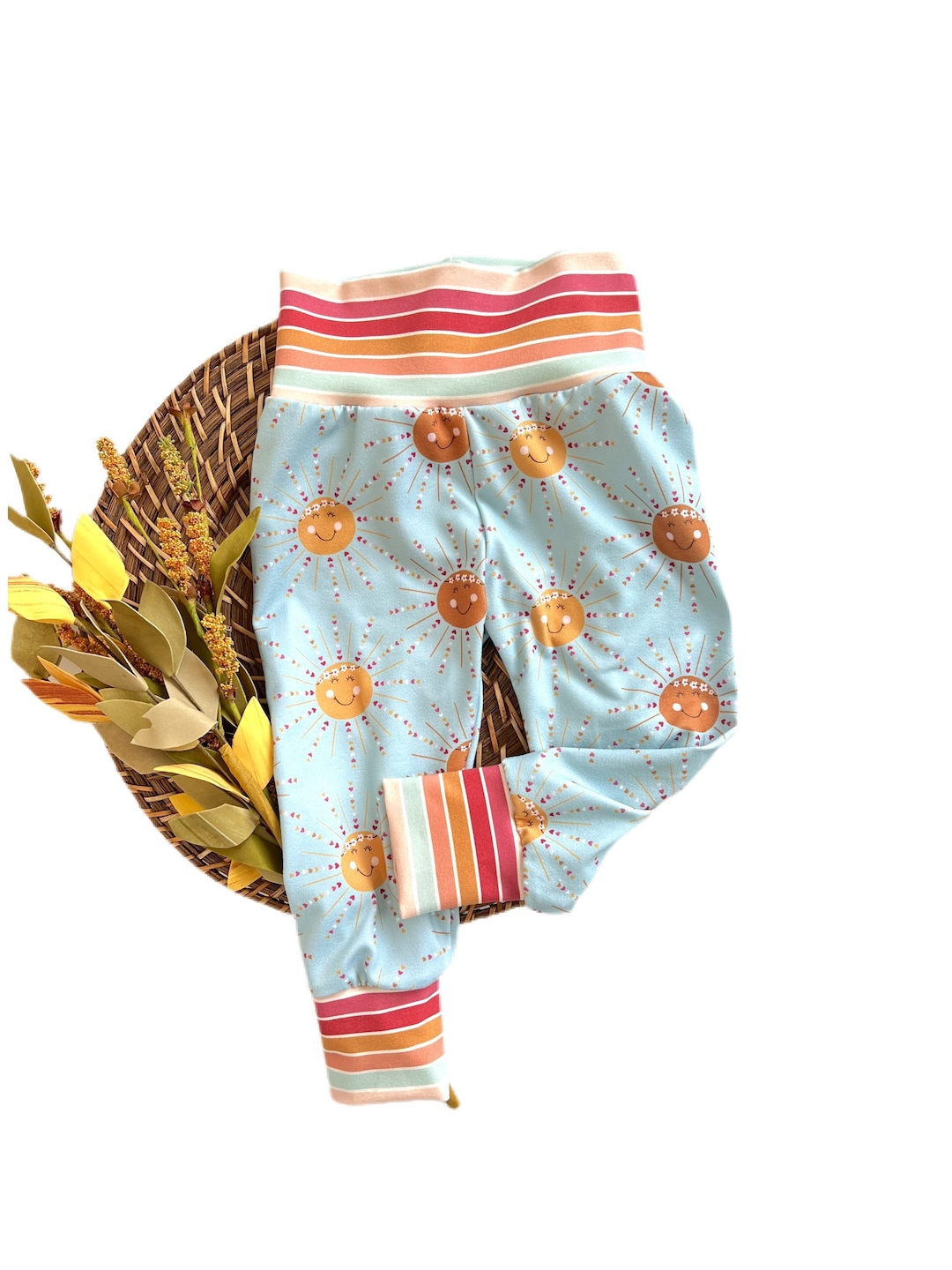 Baby Girl Leggings, Sunshine Girls Leggings, Toddler Boho Outfit ...