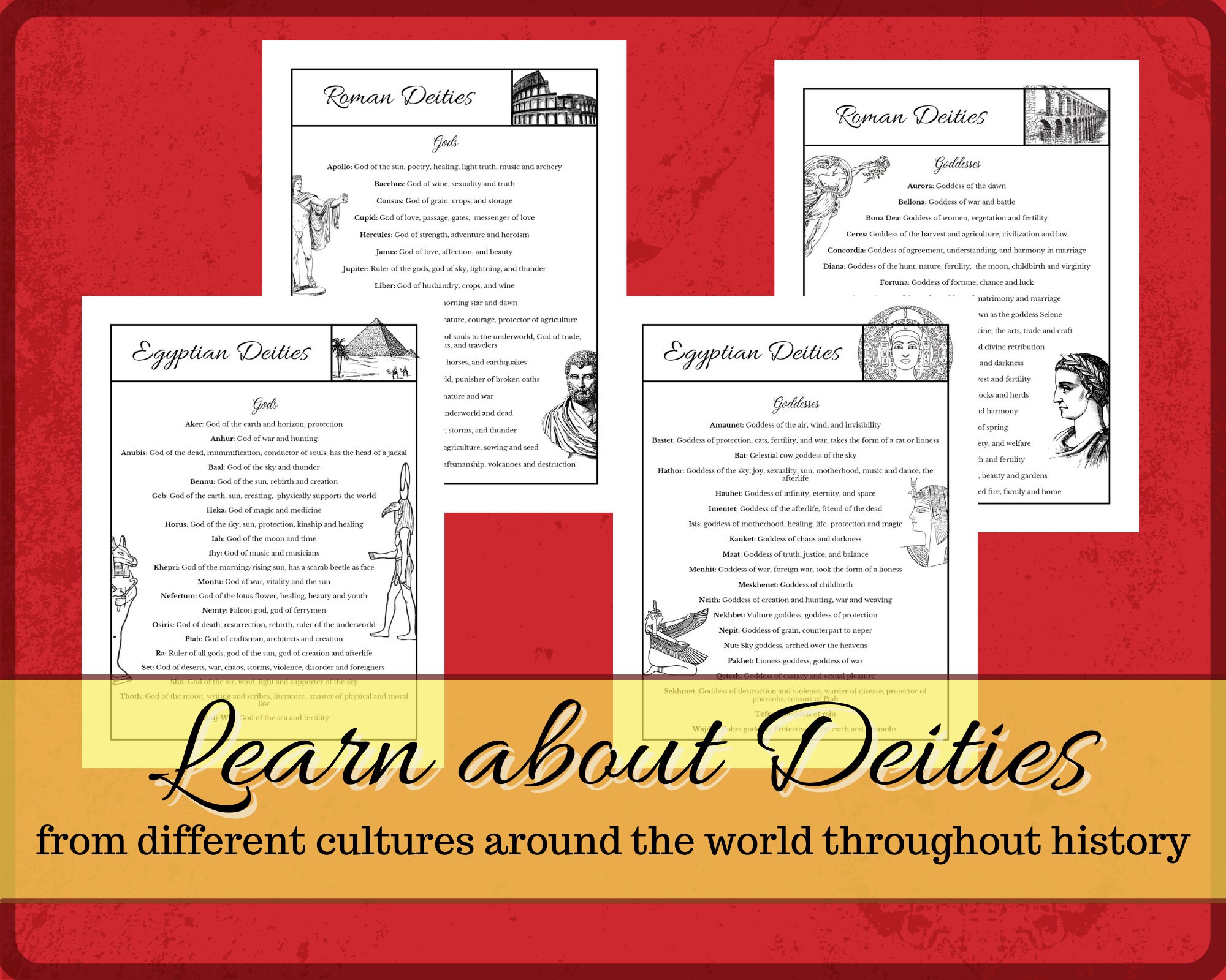 Deities Guide Pack - Etsy