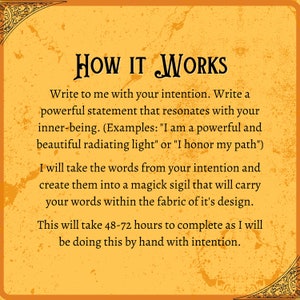 Custom Magick Sigil Hand-drawn - Etsy