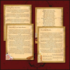 Kitchen Witch Grimoire Printable, Green Witch Grimoire Pages for ...