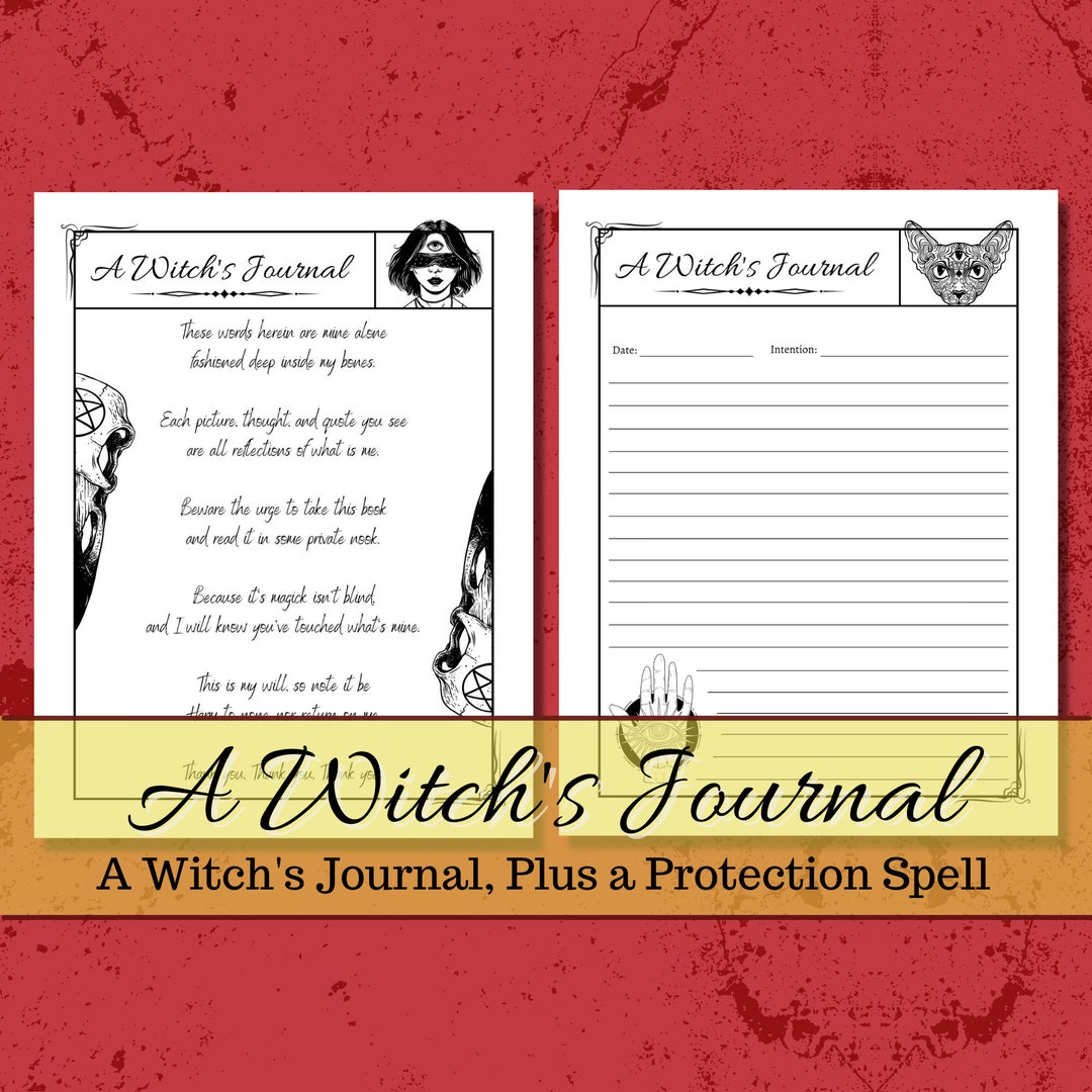 Witch's Journal Digital Grimoire Pages - Etsy